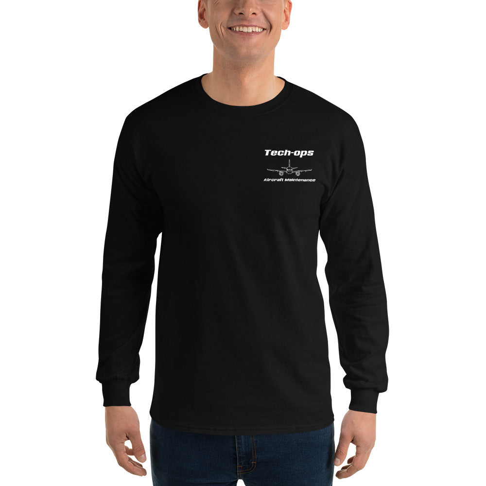 Airlines Apparel | Order Tech-Ops Long Sleeve Shirt Online